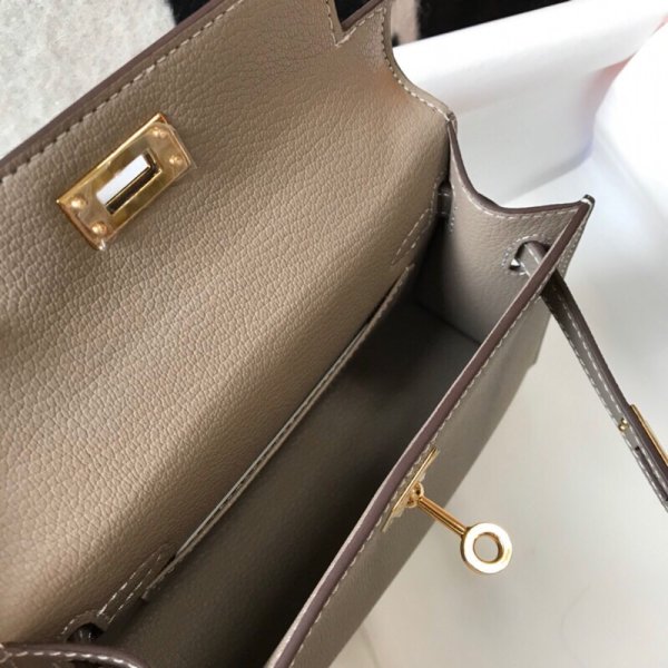AAA Replica Hermes Mini Kelly Grey Borse – Borse Firmate Imitazioni ...