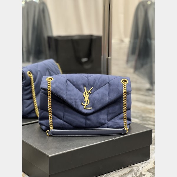YSL Luxury Saint Laurent Replica 23/29cm Loulou Puffer 577476 Bag ...