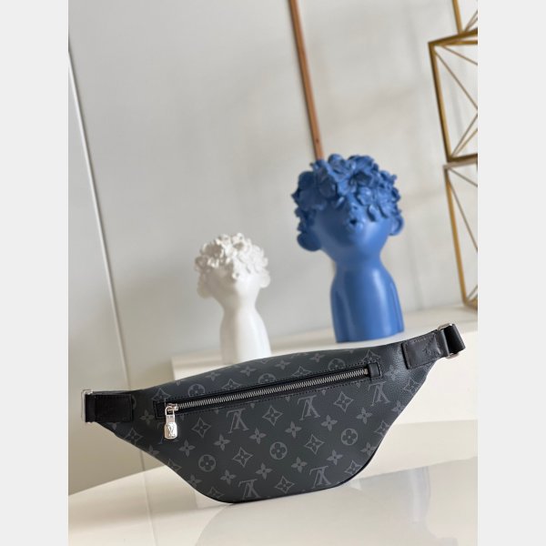 Louis Vuitton Designer M46035 Discovery Bumbag Monogram Eclipse Canvas ...
