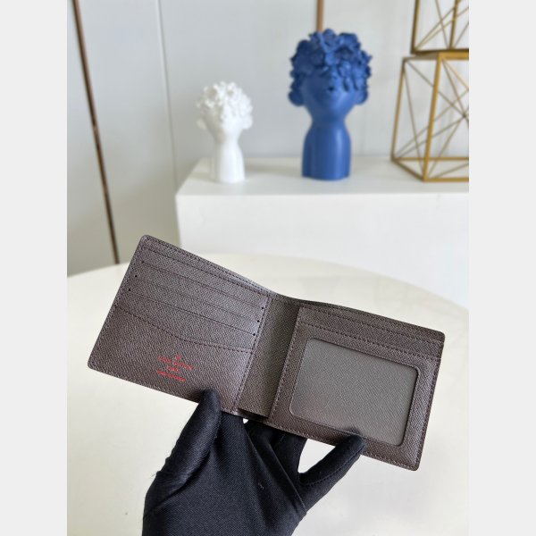 Louis Vuitton Men Replica M64002 Slender Wallet Monogram Eclipse Canvas ...