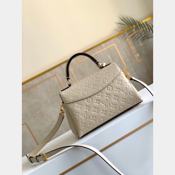 M53943 Louis Vuitton Georges Monogram in pelle Empreinte Cream – Borse ...