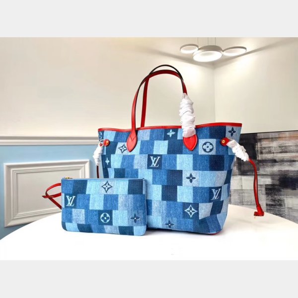 Replica lv neverfull mm autres faticoso monogramma blu/rosso – Borse ...