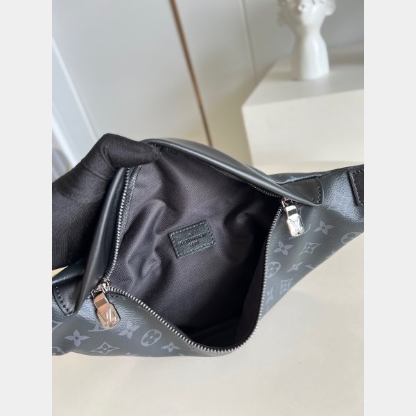 Louis Vuitton Designer M46035 Discovery Bumbag Monogram Eclipse Canvas ...