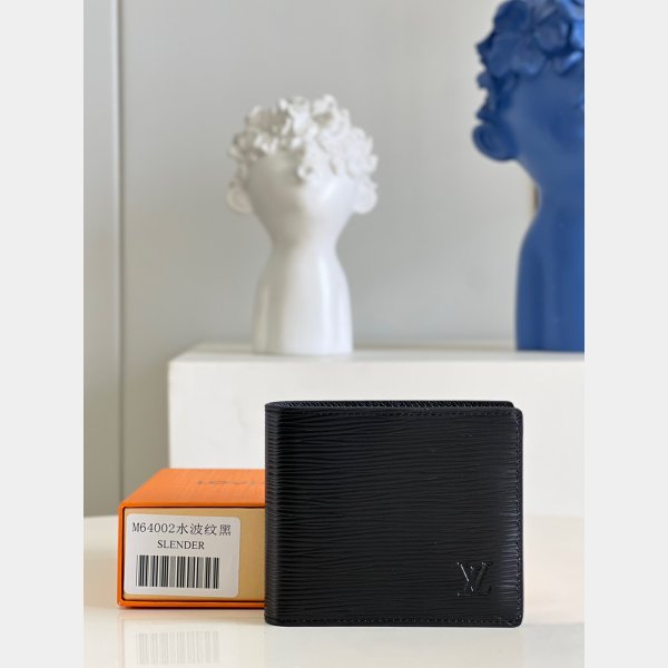 Louis Vuitton Men Replica M64002 Slender Wallet Monogram Eclipse Canvas ...